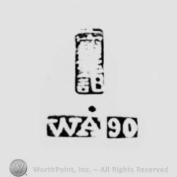 Mark with The letters "WA", a chinese sign and | #172266