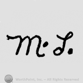 Mark with "m" handwritten, point at the middle, G | #17250