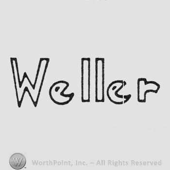 Mark with double outlined writing Weller | #17302