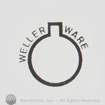 Mark with a round urn and WELLER WARE | #17320