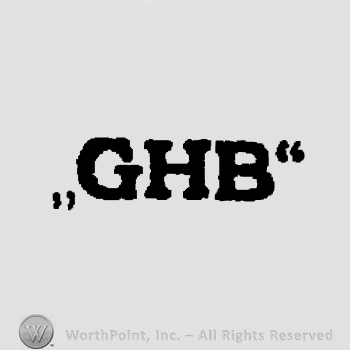 Mark with Letters GHB in uppercase. | #173413