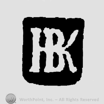 Mark with Letters HBK in uppercase, conjoined. | #173470