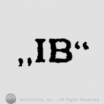 Mark with Letters IB in uppercase. | #173831