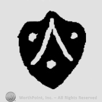 Mark with Two lines, three dots and a shield. | #173924