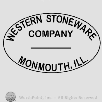 Mark with curved writing WESTERN STONEWARE on | #17416