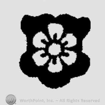 Mark with A flower on a shield. | #174230
