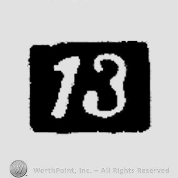 Mark with Number 13. | #174283