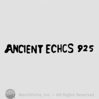 Mark with The text "ANCIENT ECHCS" and the number | #175371