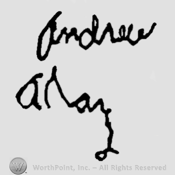 Mark with Signature Andrew Alvarez. | #175372