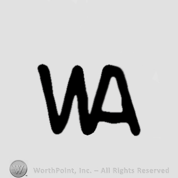 Mark with The monogram of letters "WA". | #175384