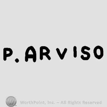 Mark with The text "P. ARVISO". | #175409