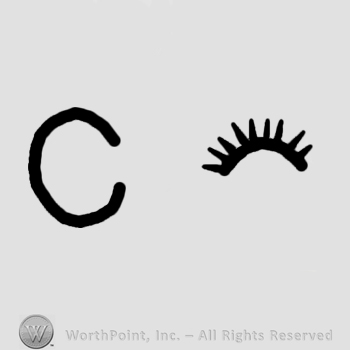 Mark with The letter "C" and a crescent with | #175486