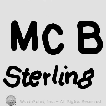 Mark with The text "MCB Sterling". | #175492