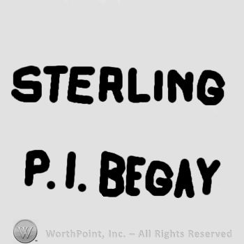 Mark with The text "STERLING P. I. BEGAY". | #175543