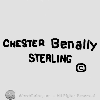 Mark with The text "CHESTER. BENNALLY STERLING" | #175603