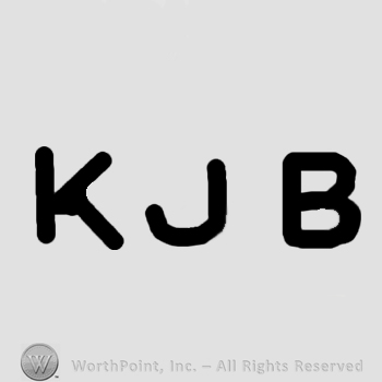Mark with The letters "KJB". | #175614