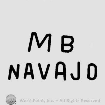 Mark with The text "MB NAVAJO". | #175783