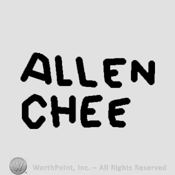Mark with The text "ALLEN CHEE". | #175894