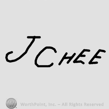 Mark with The text "J CHEE". | #175907