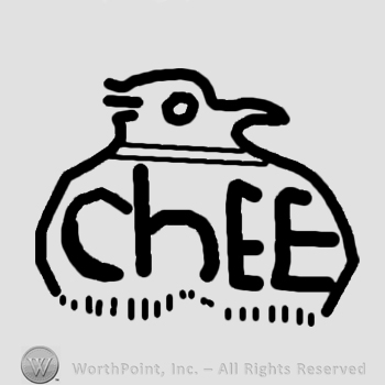 Mark with The word "chee" and a bird. | #175910