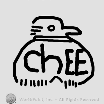 Mark with The word "chee" and a bird. | #175913