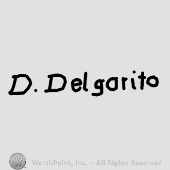 Mark with The text "D. Delgarito". | #176094
