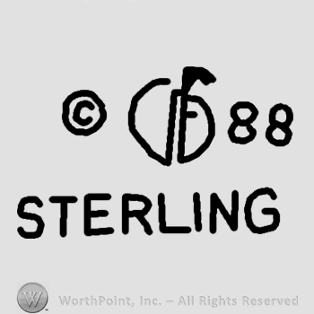 Mark with The letter "F" and the text "STERLING | #176245