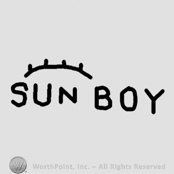 Mark with The text "SUN BOY". | #177585