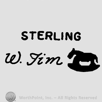 Mark with The text "STERLING W. Jim" and a horse. | #177683