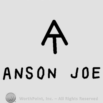 Mark with An arrow and the text "ANSON JOE". | #177689