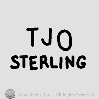 Mark with The text "TJO STERLING". | #177716
