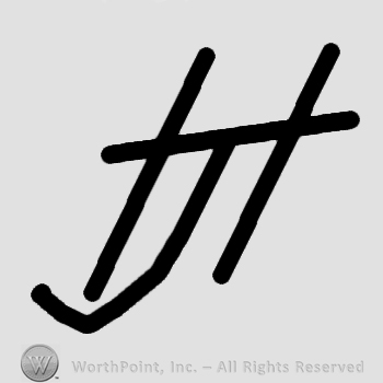 Mark with The monogram of letters "JH". | #177755