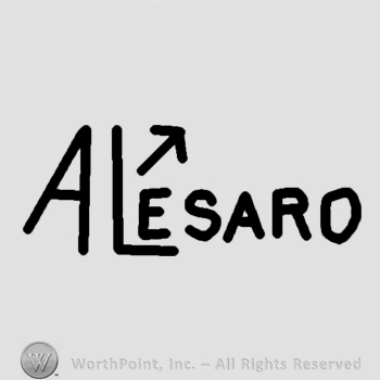 Mark with The text "A LESARO" and an arrow. | #177968