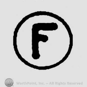Mark with The letter "F" and a circle. | #17797