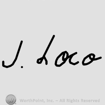 Mark with The text "J. Loco". | #178013