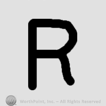 Mark with The letter "R". | #178113