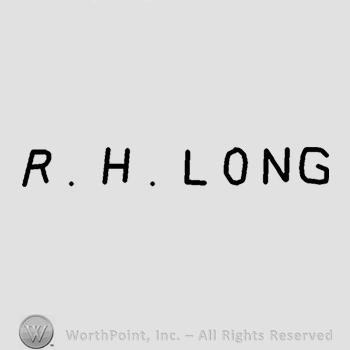Mark with The text "R. H. LONG". | #178115