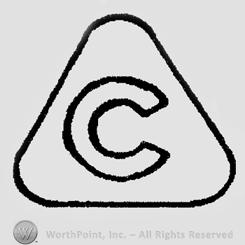 Mark with The letter "C" and a triangle. | #17827