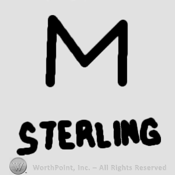 Mark with The text "M STERLING". | #178334