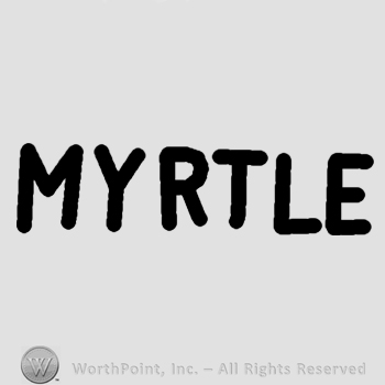 Mark with The word "MYRTLE". | #179355