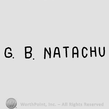 Mark with The text "G. B. NATACHU". | #179386