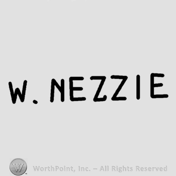 Mark with The text "W. NEZZIE". | #179484