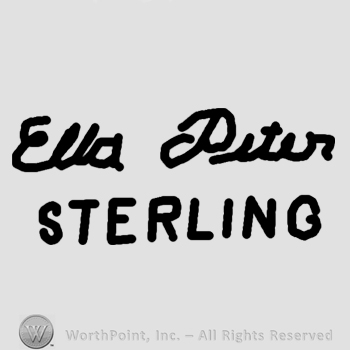 Mark with The text "Ella Peter STERLING". | #179646
