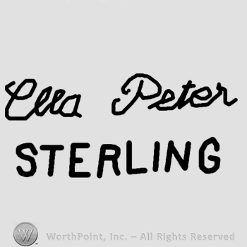 Mark with The text "Ella Peter STERLING". | #179647