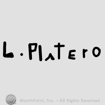 Mark with The text "L. Platero". | #179701