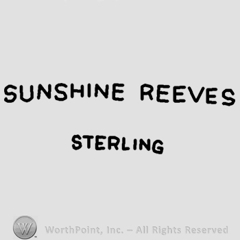 Mark with The text "SUNSHINE REEVES STERLING". | #179879