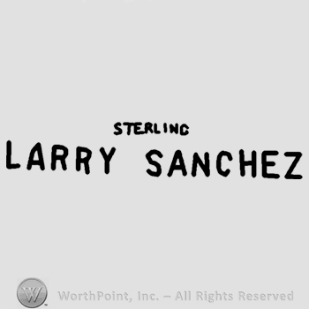 Mark with The text "STERLING LARRY SANCHEZ". | #179975