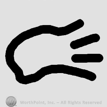 Mark with A shape like a bear paw. | #179997