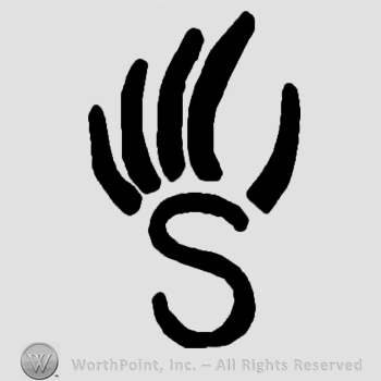 Mark with The letter "S" and a bear paw. | #179999
