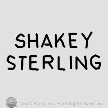 Mark with The text "Shakey Sterling". | #180106